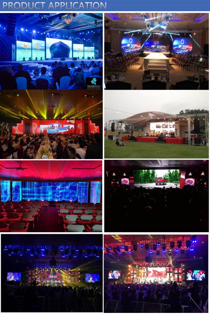 HD P2.6 Indoor Rental LED Display 1515 Pure Black SMD LED Type High ...