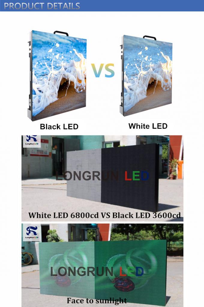 250x250MM Module Size Outdoor Video Display Screens SMD1919 Pure Black ...